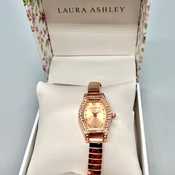Laura Ashley | Accessories | Laura Ashley Rose Gold Color Expandable ...
